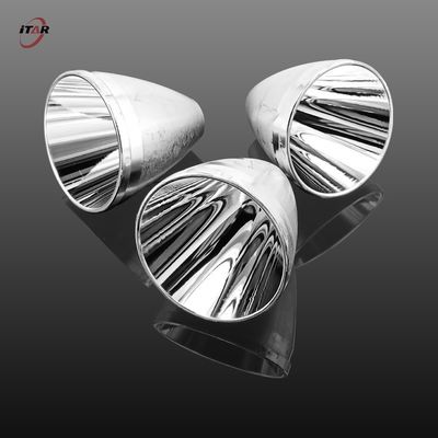 Double Convex LED Optical Lenses Transparent 35mm PMMA PC Material