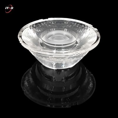Double Convex LED Optical Lenses Transparent 35mm PMMA PC Material