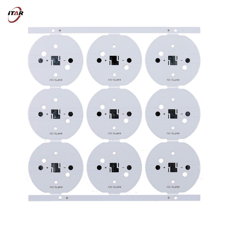 19W MCPCB LED Plate , LED PCB Board Thermal Coefficient Blue Black ...